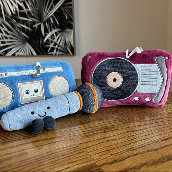 Jellycat | Accents | Jellycat Amuseables Music Bundle Boombox Turntable ...